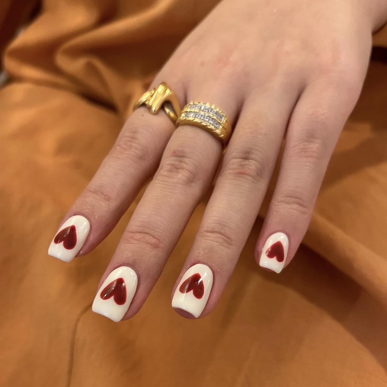 手書きハートdesign♪ | 恵比寿のネイルサロン【Jemiy nail】